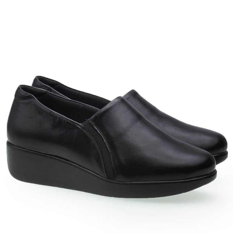 Sapato Anabela Feminino Fascite - DoctorShoes